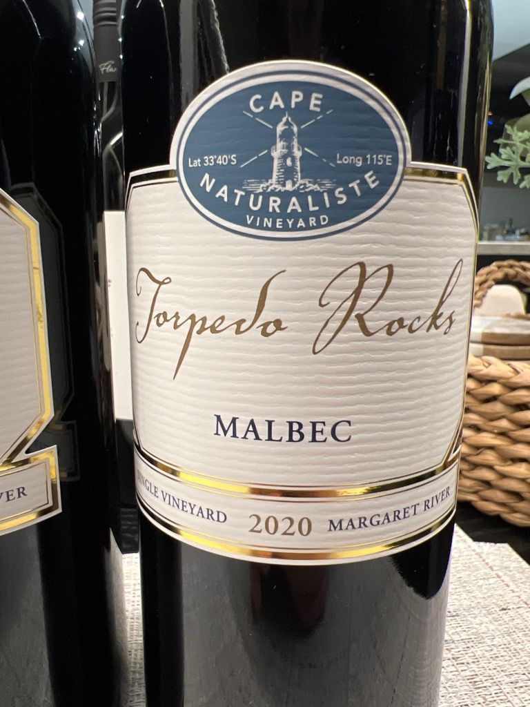 2020 Cape Naturaliste Vineyard Malbec Torpedo Rocks, Australia, Western ...