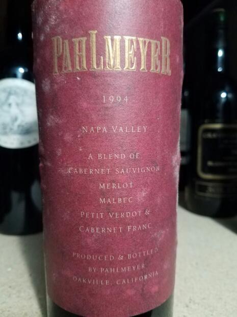 1994 Pahlmeyer Proprietary Red, USA, California, Napa Valley ...