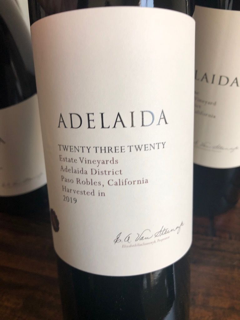 2019 Adelaida Signature Twenty Three Twenty, USA, California, Central ...