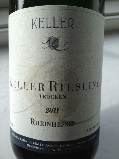 2011 Weingut Keller Riesling trocken, Germany, Rheinhessen - CellarTracker