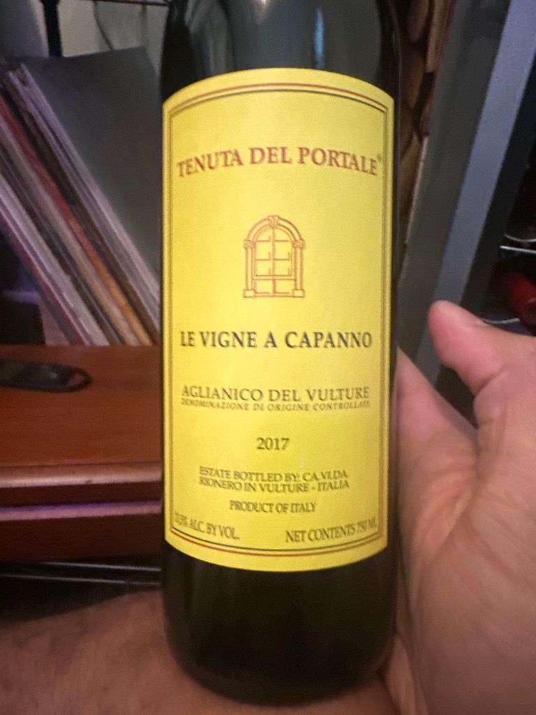 2018 Tenuta del Portale Aglianico del Vulture Le Vigne a Capanno, Italy ...