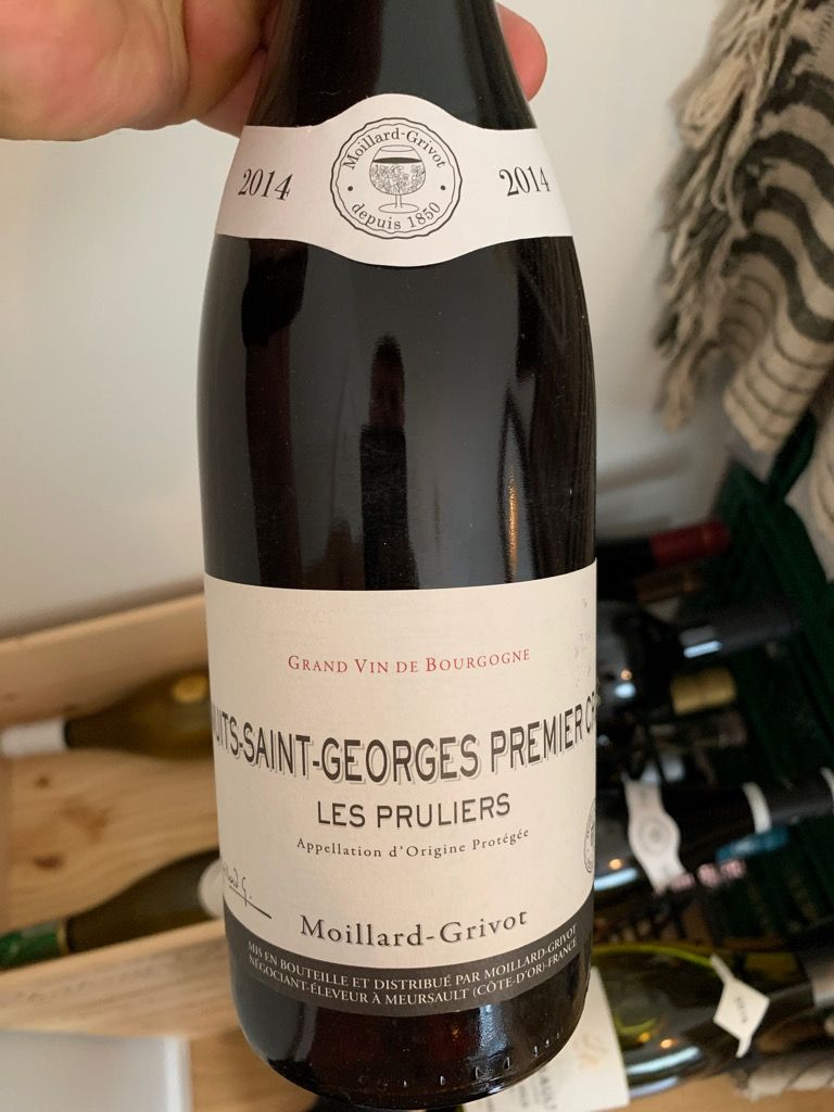 2015 Moillard-Grivot Nuits St. Georges 1er Cru Les Pruliers, France ...