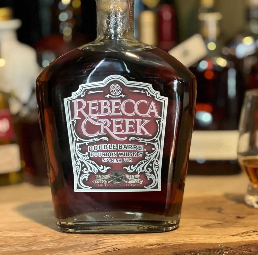 NV Rebecca Creek Distillery Double Barrel Bourbon Whiskey Spanish Oak ...