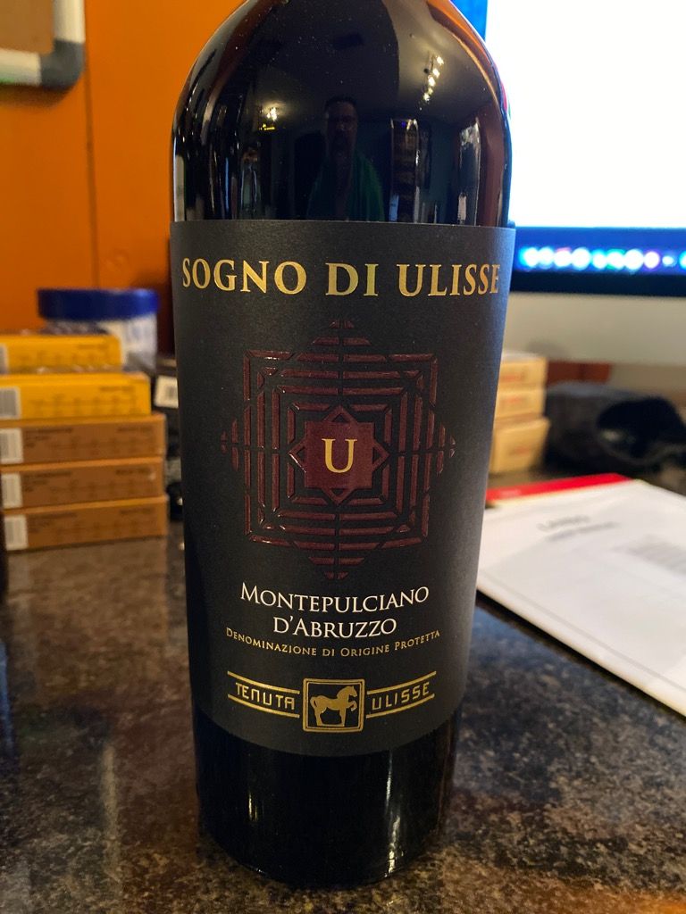 2018 Tenuta Ulisse Montepulciano d'Abruzzo Sogno di Ulisse, Italy ...