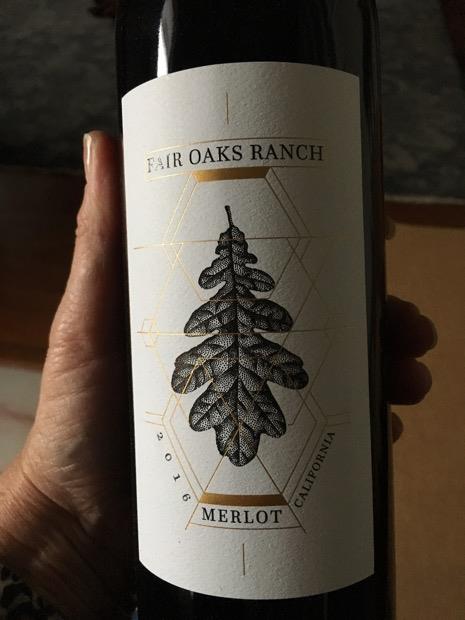 2017 Fair Oaks Ranch Merlot, USA, California, Central Coast, Santa ...