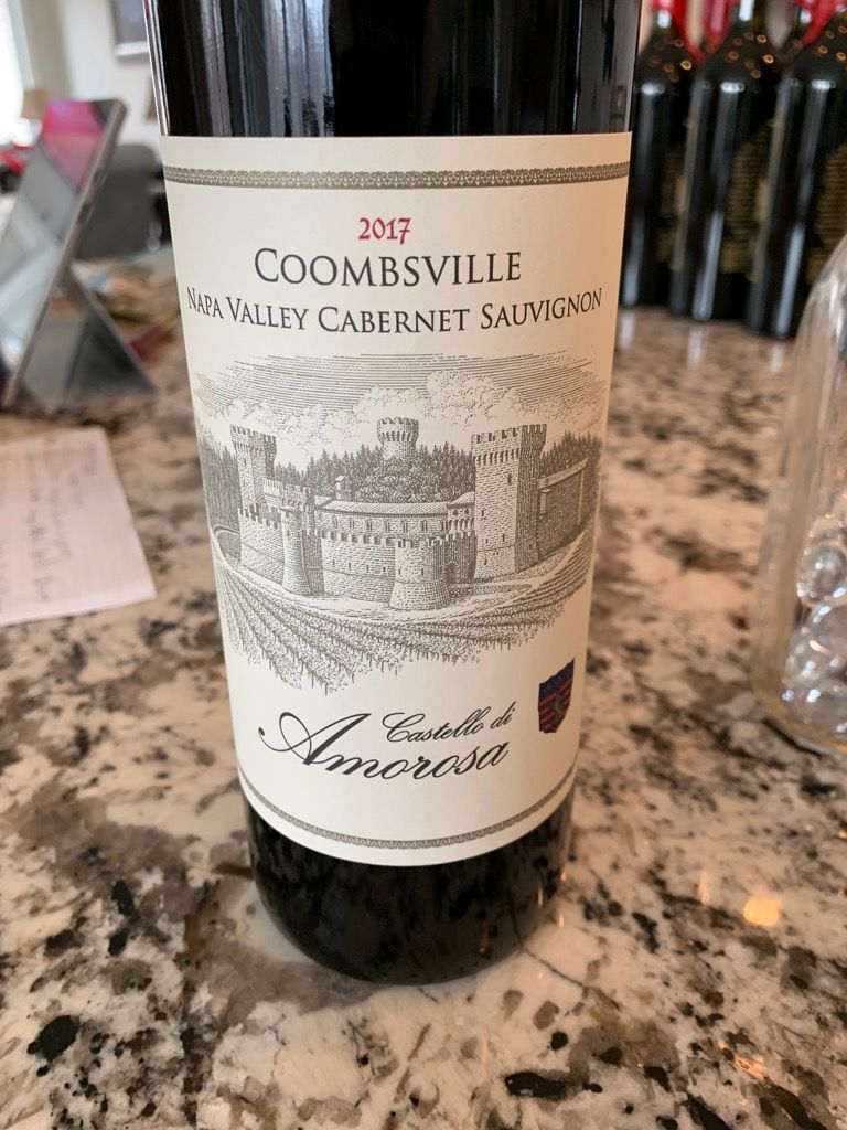 2017 Castello di Amorosa Cabernet Sauvignon Coombsville, USA ...