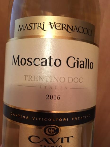 2016 Cavit Collection Moscato Delle Venezie, Italy, Delle Venezie ...