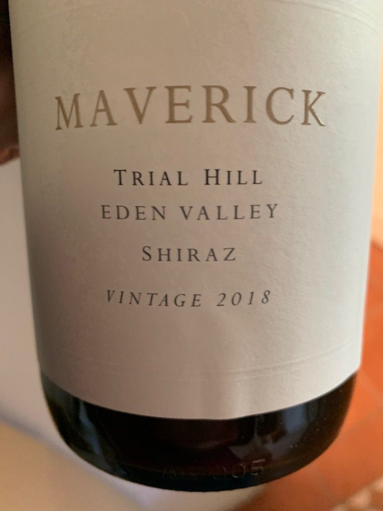 2021 Maverick Wines Shiraz Trial Hill, Australia, South Australia ...