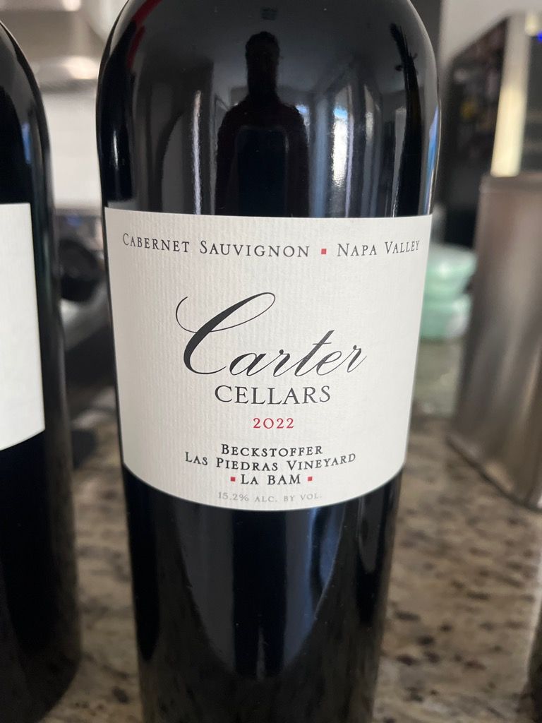 2022 Carter Cellars Cabernet Sauvignon La Bam Beckstoffer Las Piedras ...