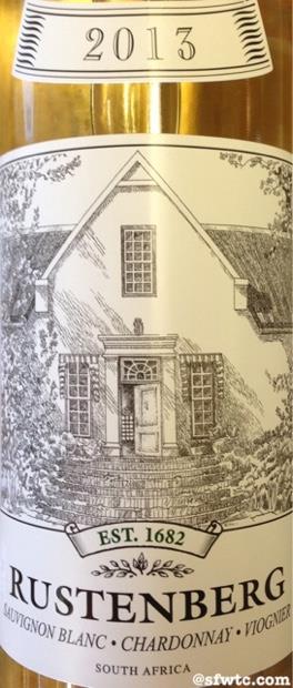 2013 Rustenberg Sauvignon Blanc, Chardonnay, Viognier, South Africa ...