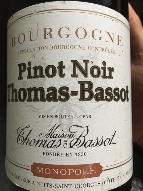 1990 Thomas Bassot Bourgogne, France, Burgundy, Bourgogne - CellarTracker