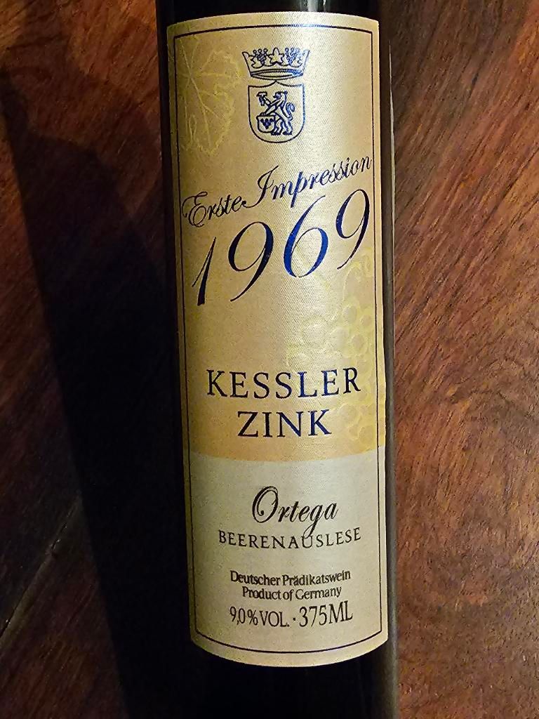 2018 Kessler-Zink Weinheimer Sybillenstein Ortega Beerenauslese ...