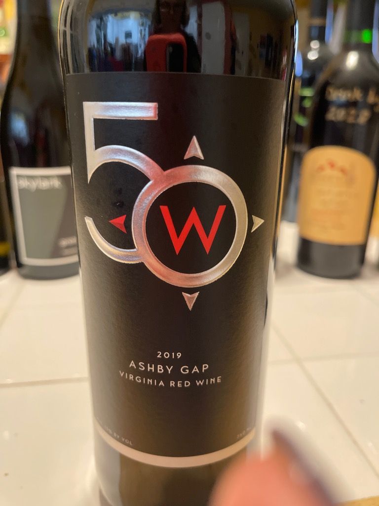 2019 50 West Ashby Gap, USA, Virginia, Northern Virginia - CellarTracker