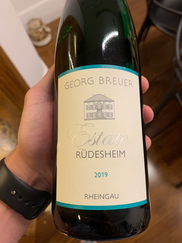 2019 Georg Breuer Lorcher Riesling Estate Rüdesheim, Germany, Rheingau ...
