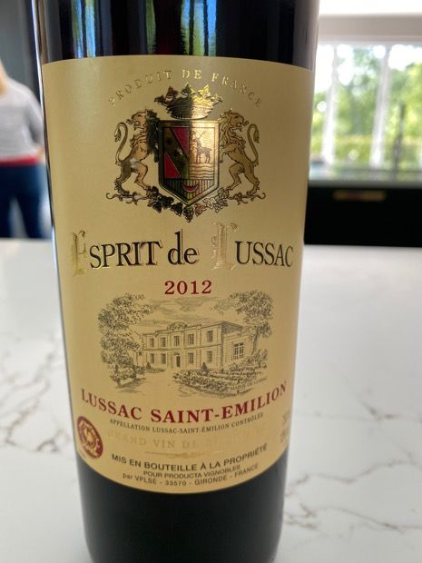 2016 Esprit de Lussac, France, Bordeaux, Libournais, Lussac-St. Émilion ...