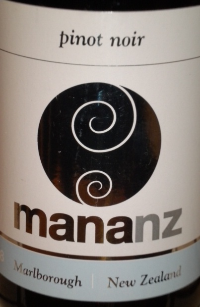 2008 Mana Pinot Noir ManaNZ, New Zealand, South Island, Marlborough ...