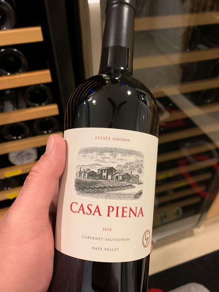 2018 Casa Piena Cabernet Sauvignon, USA, California, Napa Valley ...