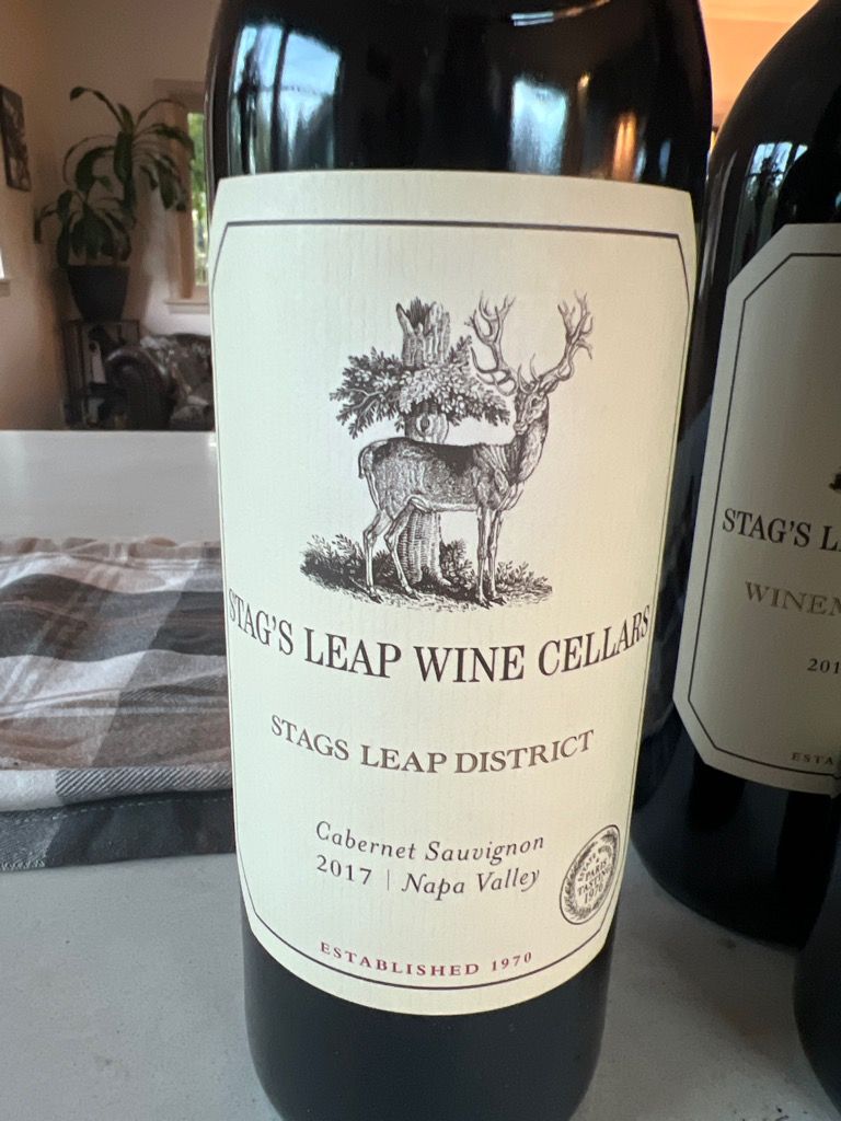 2017 Stag's Leap Wine Cellars Cabernet Sauvignon Stags Leap District ...