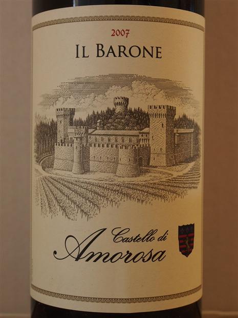 2007 Castello di Amorosa Cabernet Sauvignon Il Barone, USA, California ...