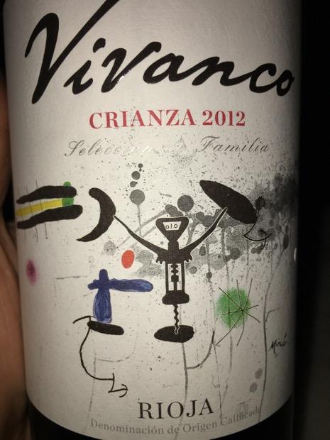 2012 Bodegas Vivanco Rioja Crianza Selección de Familia, Spain, La ...