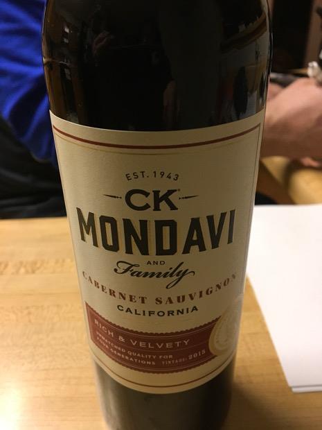 2015 CK Mondavi Cabernet Sauvignon, USA, California, Napa Valley, St ...