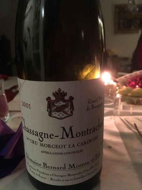 2001 Domaine Bernard Moreau et Fils Chassagne-Montrachet 1er Cru ...