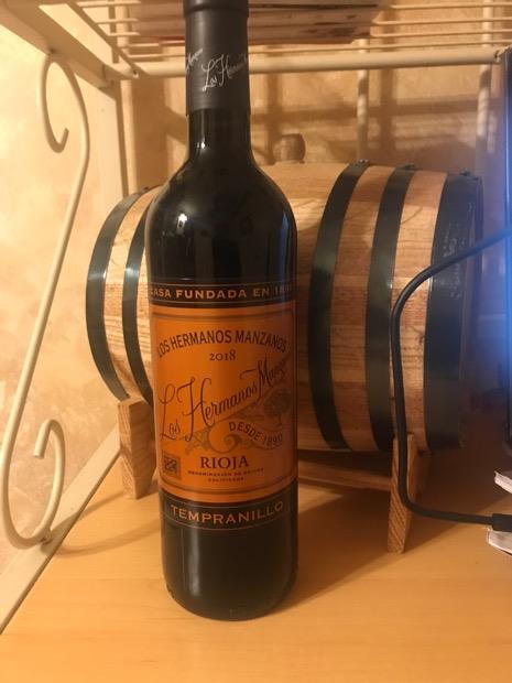 2018 Los Hermanos Manzanos Rioja, Spain, La Rioja, Rioja - CellarTracker