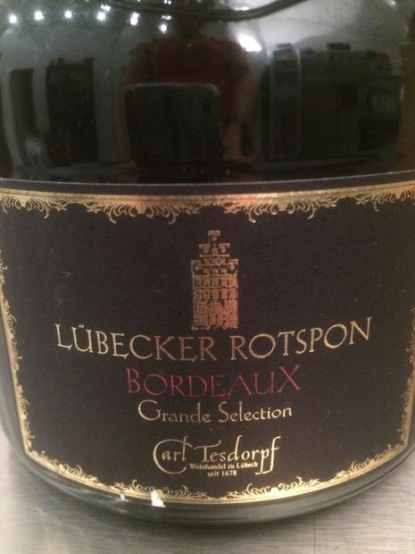 2012 Lubecker Rotspon Grand Selection, France, Bordeaux - CellarTracker