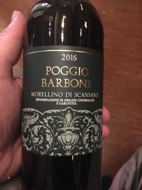 2016 Poggio Amorelli Morellino di Scansano Barbone, Italy, Tuscany ...