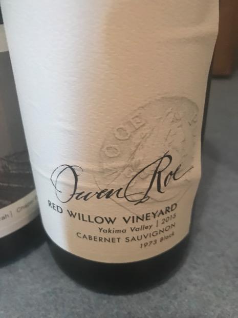 2015 Owen Roe Cabernet Sauvignon Yakima Valley, USA, Washington ...