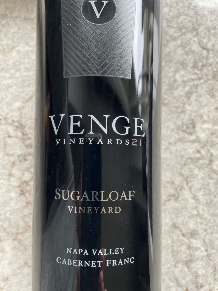 2021 Venge Vineyards Cabernet Franc Sugarloaf Vineyard, USA, California ...