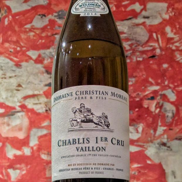 2014 Domaine Christian Moreau Père et Fils Chablis 1er Cru Vaillon ...