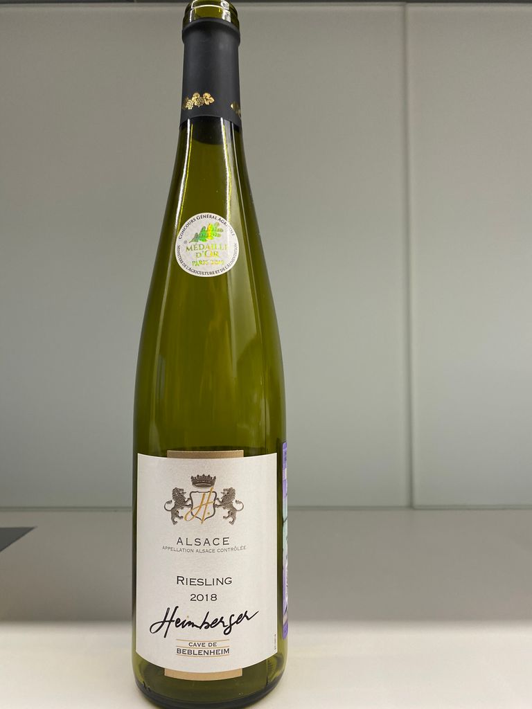 2019 Cave De Beblenheim Riesling Heimberger, France, Alsace - CellarTracker
