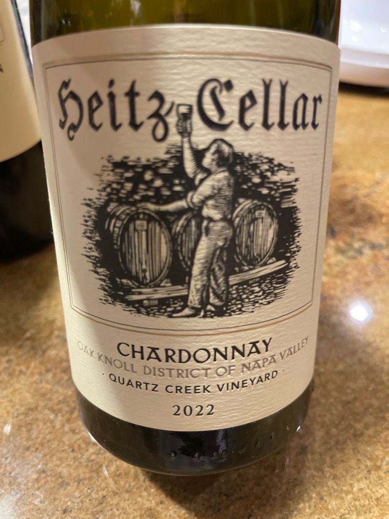 2022 Heitz Cellar Chardonnay Quartz Creek, USA, California, Napa Valley, Oak Knoll District ...