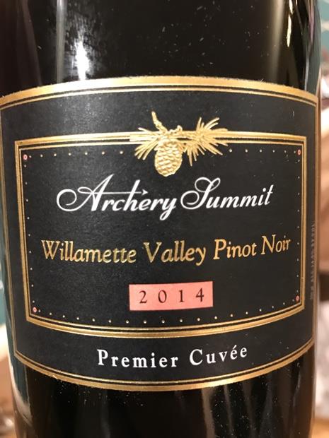 2014 Archery Summit Pinot Noir Premier Cuvée, USA, Oregon, Willamette ...