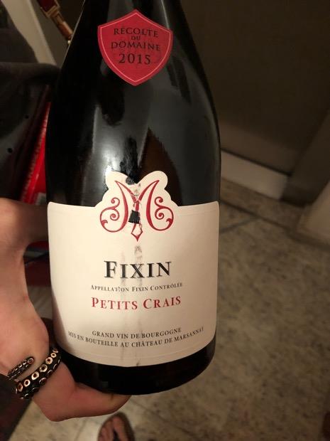 2020 Domaine du Château de Marsannay Fixin Les Petits Crais, France ...
