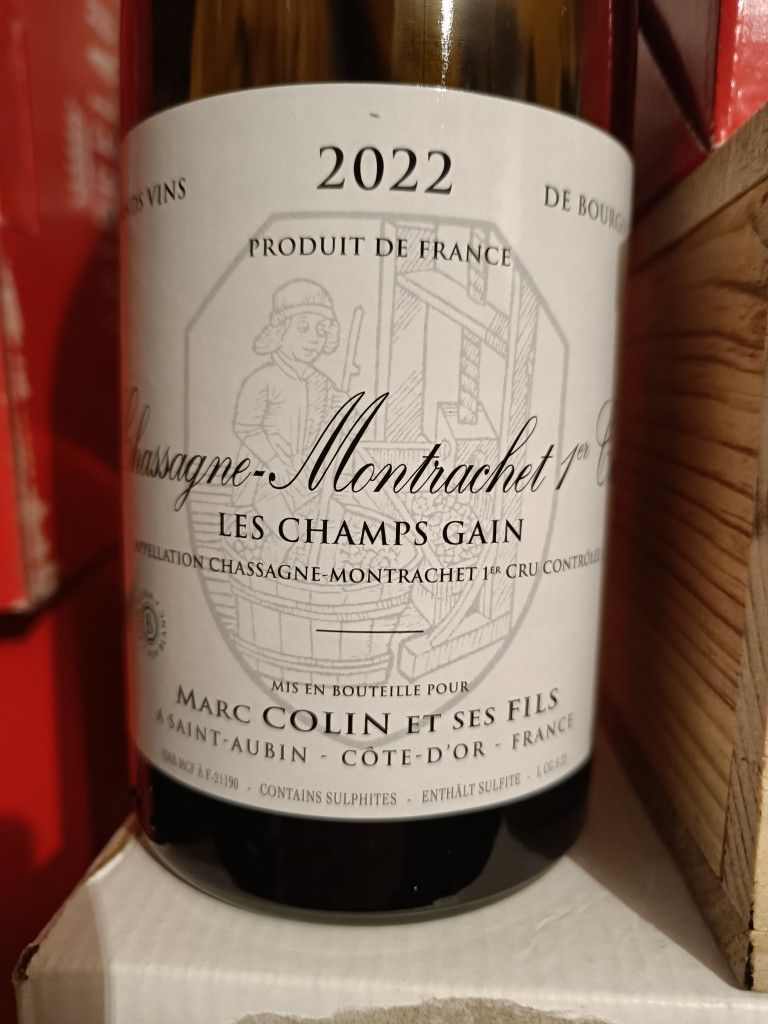 2022 Marc Colin et Fils Chassagne-Montrachet 1er Cru Les Champs-Gain ...