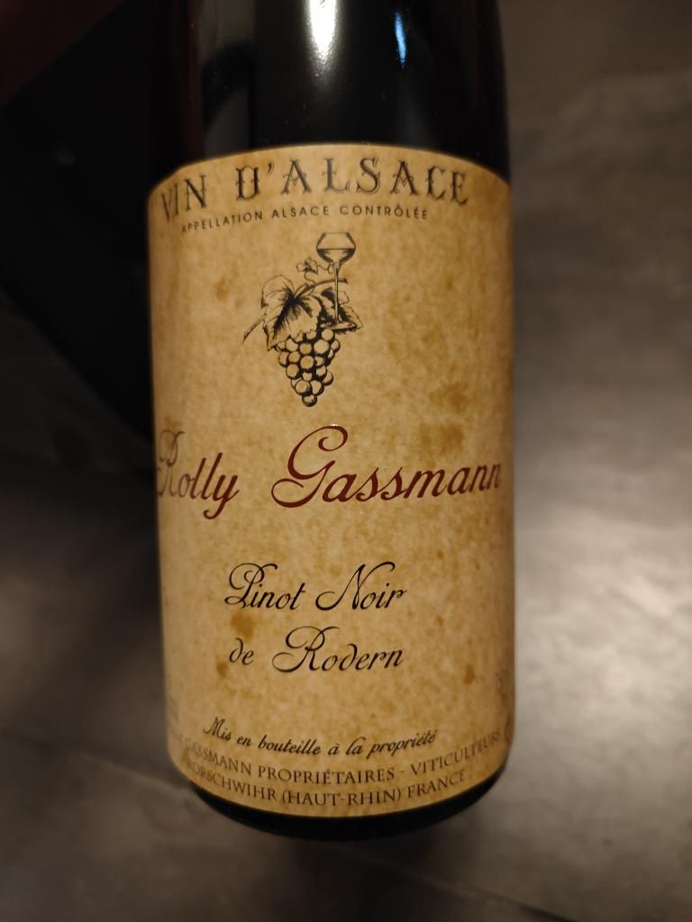 2016 Rolly Gassmann Pinot Noir de Rodern, France, Alsace - CellarTracker