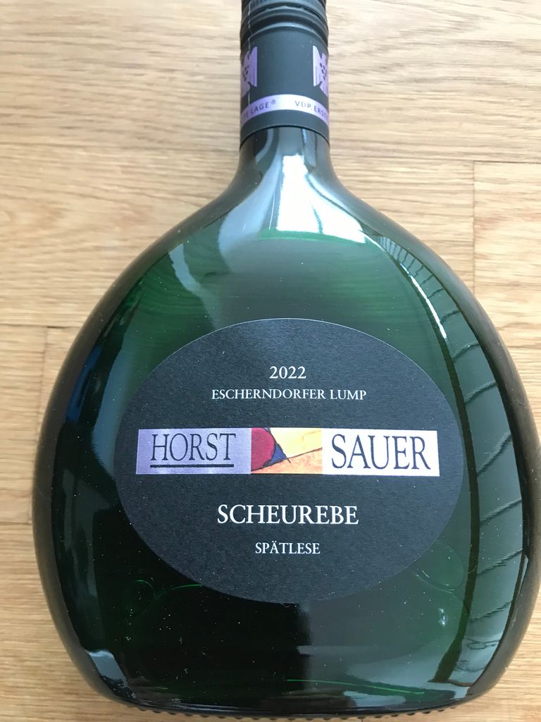 2022 Horst Sauer Escherndorfer Lump Scheurebe Spätlese, Germany, Franken - CellarTracker