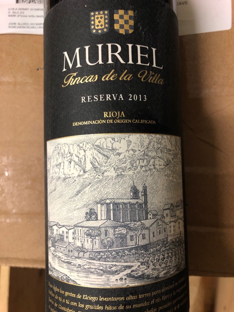 2013 Bodegas Muriel Rioja Fincas de la Villa Crianza, Spain, La Rioja ...