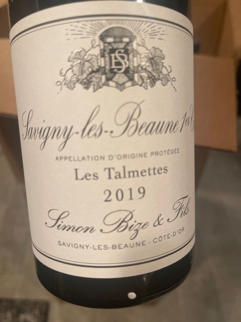 2019 Simon Bize Savigny-lès-Beaune 1er Cru Les Talmettes, France ...