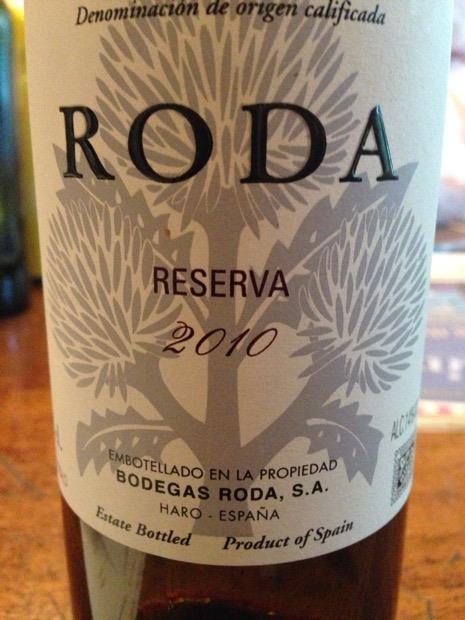 2011 Bodegas Roda Rioja Roda Reserva, Spain, La Rioja, Rioja ...