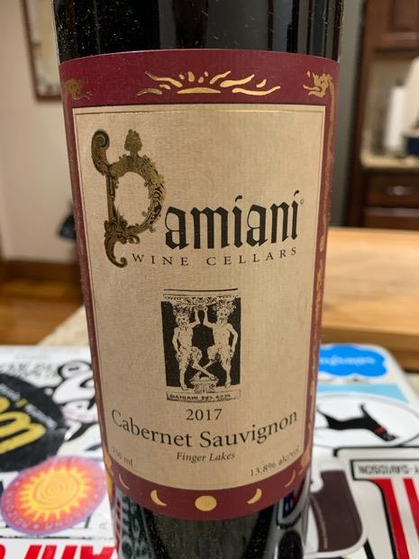 2017 Damiani Wine Cellars Cabernet Sauvignon, USA, New York, Finger ...