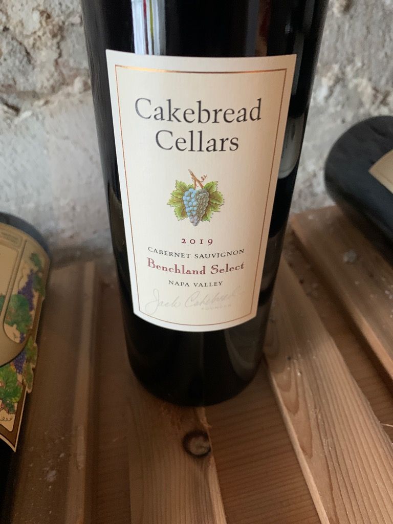 2019 Cakebread Cellars Cabernet Sauvignon Benchland Select, USA, California, Napa Valley ...