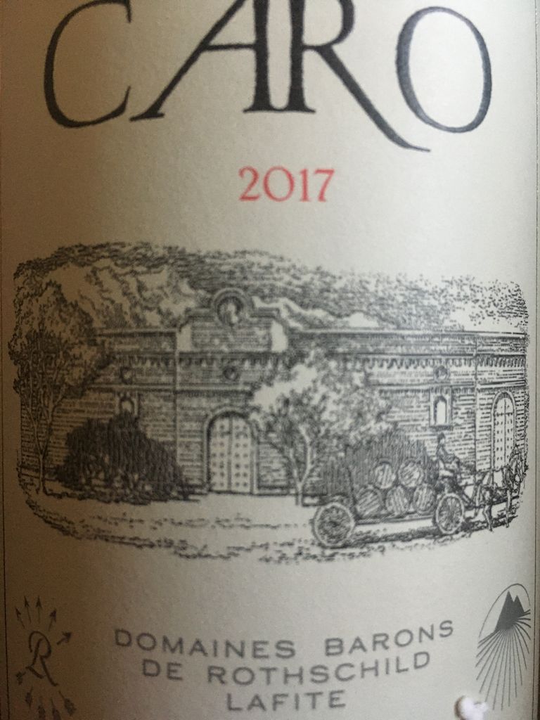 2017 Bodegas Caro (Barons de Rothschild / Catena) Caro, Argentina ...