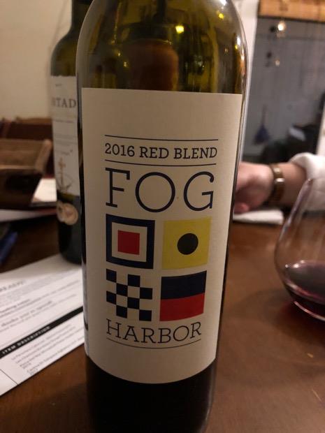 2016 Fog Harbor Red Wine, USA, California - CellarTracker