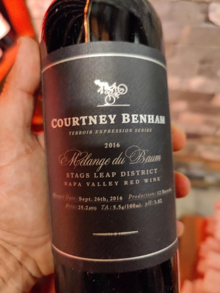 2016 Courtney Benham Melange du Baum Stags Leap District, USA ...