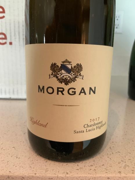 2017 Morgan Chardonnay Highland Santa Lucia Highlands, USA, California ...