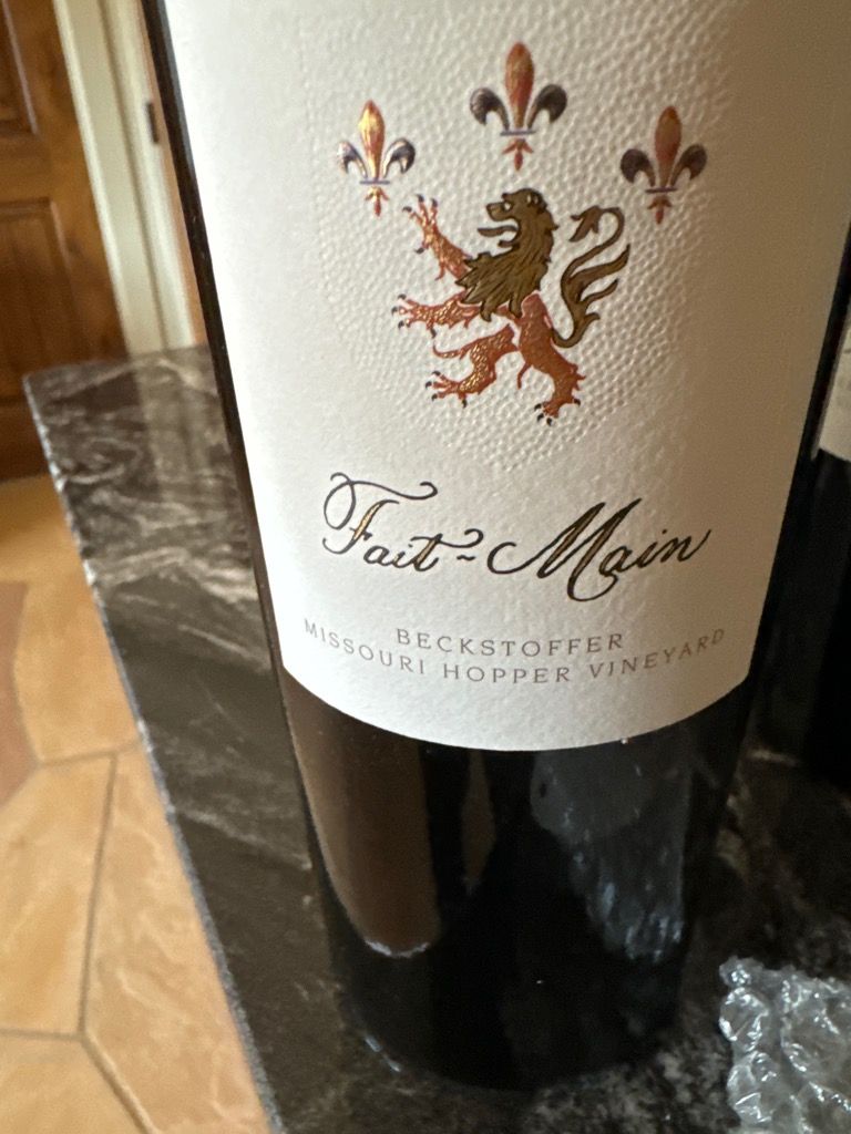 2022 Fait-Main Cabernet Sauvignon Beckstoffer Missouri Hopper, USA ...