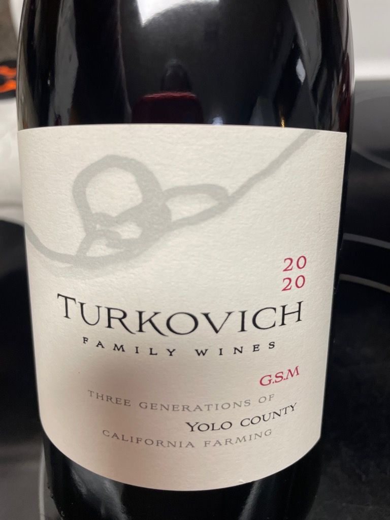 2021 Turkovich Family Wines GSM, USA, California - CellarTracker